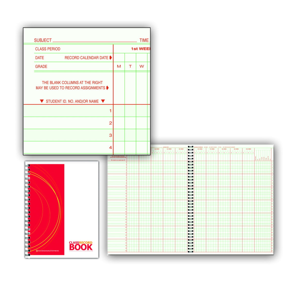 Hammond And Stephens 8 Subject 35 Student 9/10 Week Class Record Book ...
