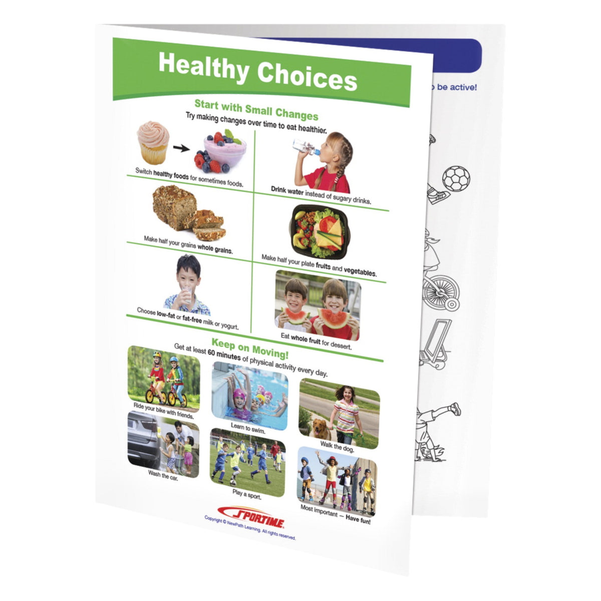 Sportime Making Healthy Decisions Visual Learning Guide, 4 Pages ...