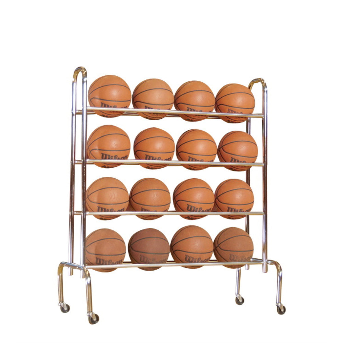 Tandem Sport Wide-Base 4-Tier Ball Rack, 42-1/2 X 18-1/2 X 52 Inches ...