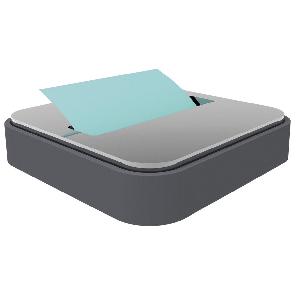 Post-It Steel Top Pop-Up Note Dispenser With 1 Note Pad, Black ...