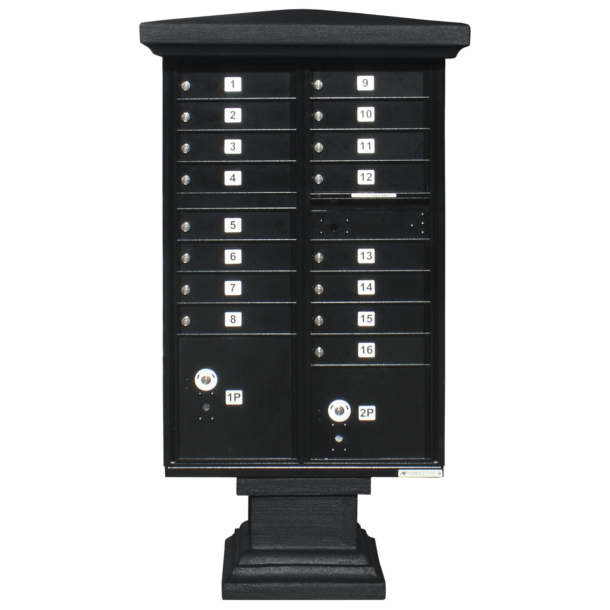 Parkview Stucco Short Pedestal Wrap, Painted (Black Color) – Virventures