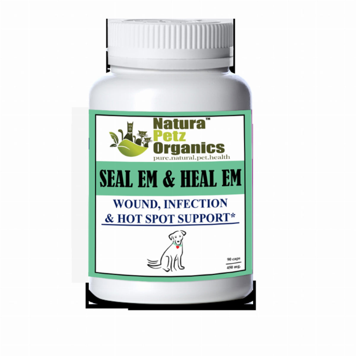Seal Em & Heal Em Capsules Dog Cat & Small Animal* Wound, Infection ...
