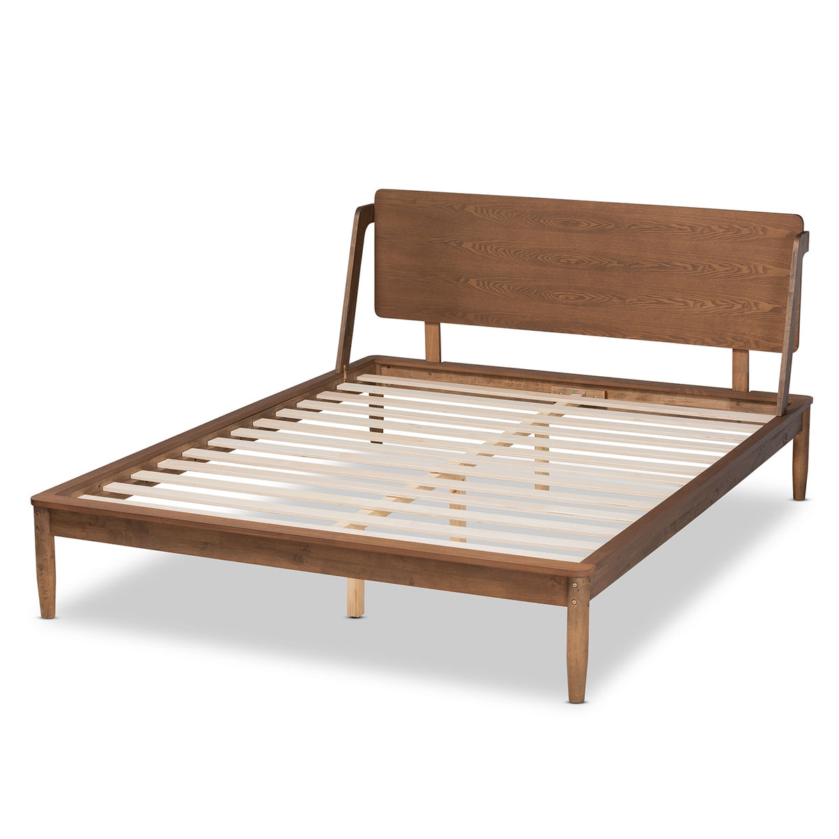 Baxton Studio Sadler Mid-Century Modern Ash Walnut Brown Finished Wood ...