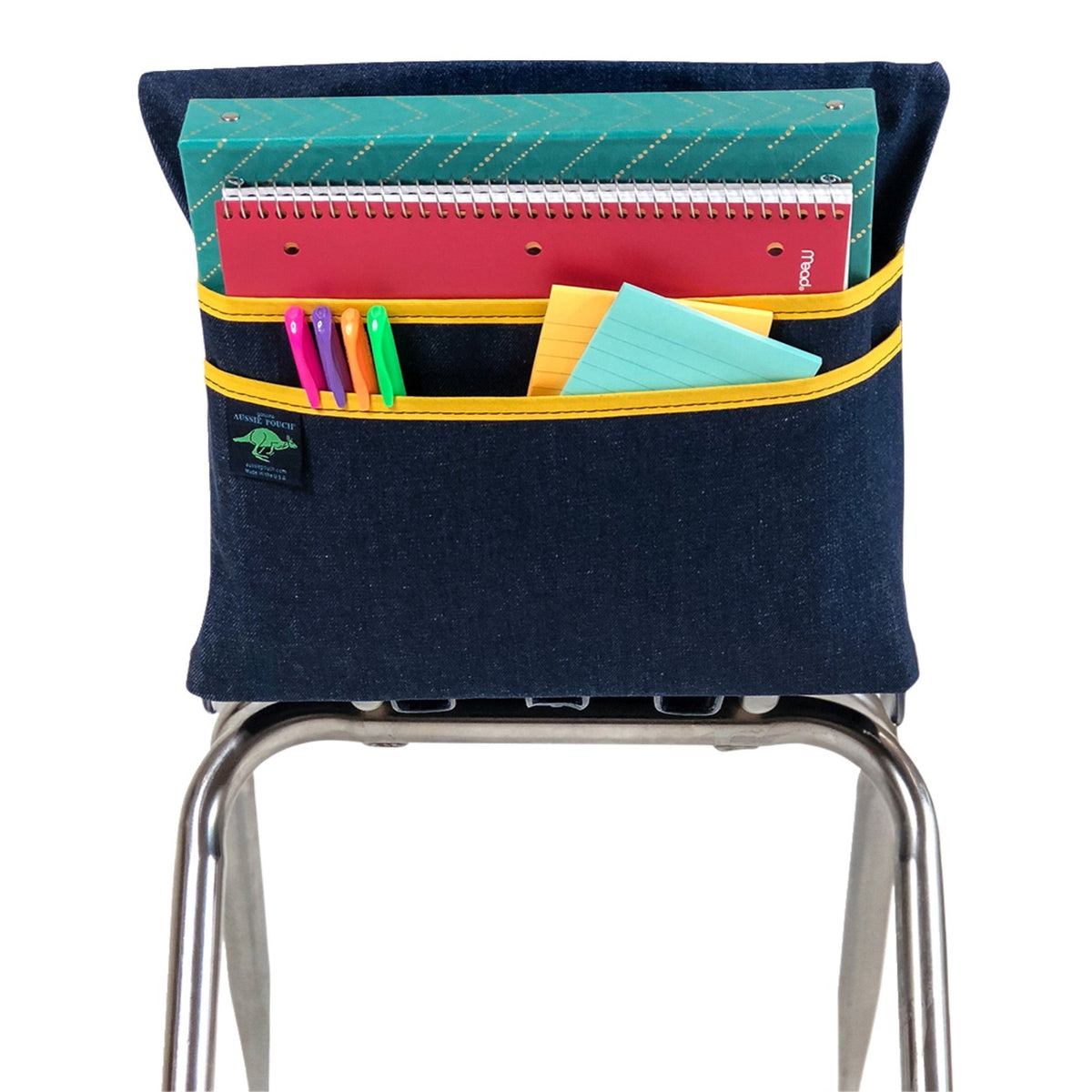 Aussie Pouch Chair Pocket, Double Pockets, 19 Inches, Extra Large, Yel ...