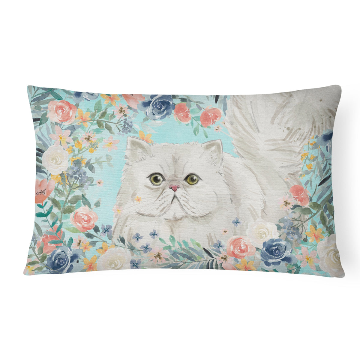 Persian Spring Flowers Canvas Fabric Decorative Pillow – Virventures