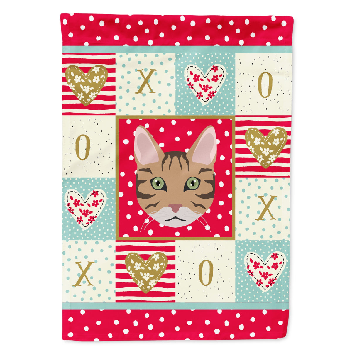 California Spangled Cat Love Flag Canvas House Size – Virventures