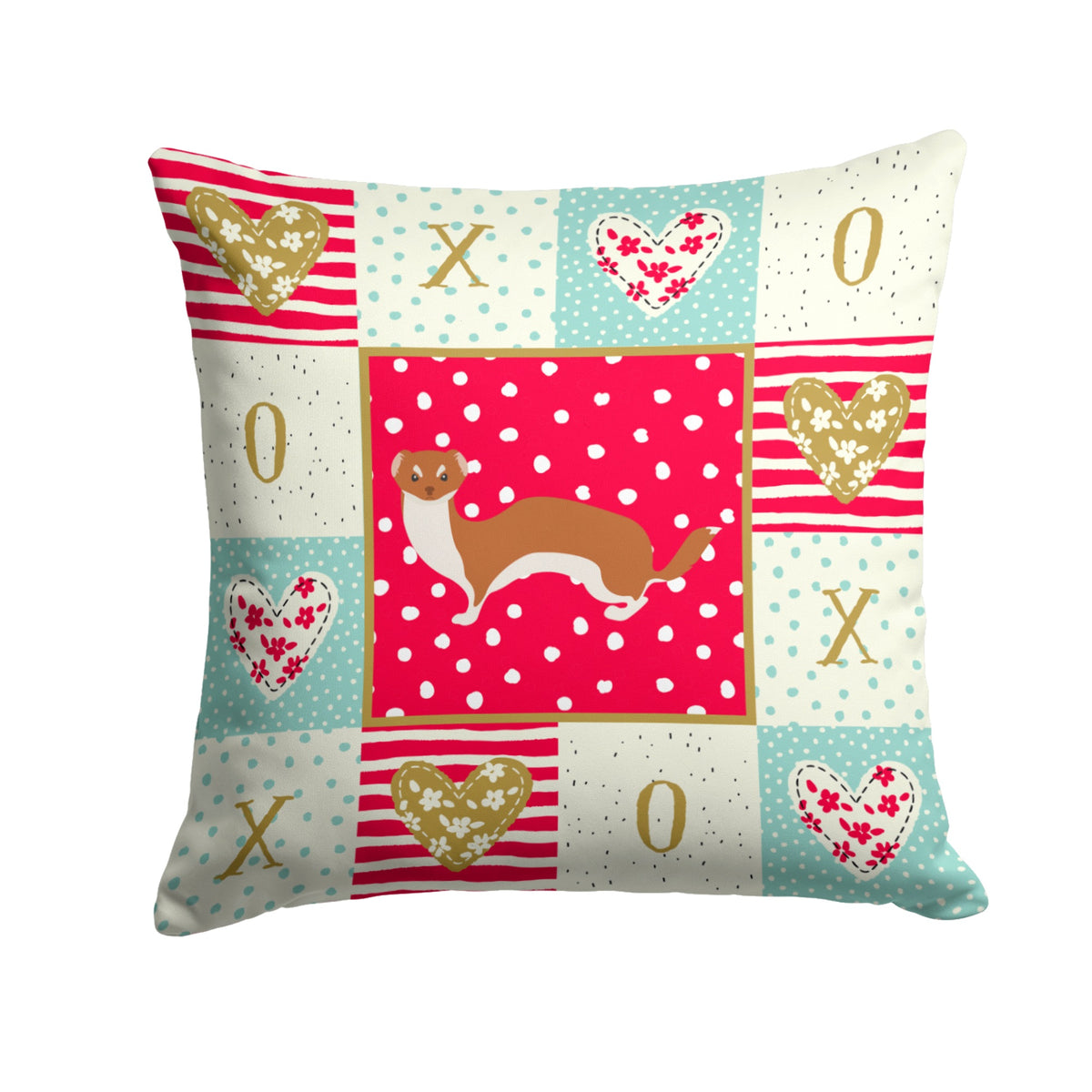 Weasel Love Fabric Decorative Pillow – Virventures