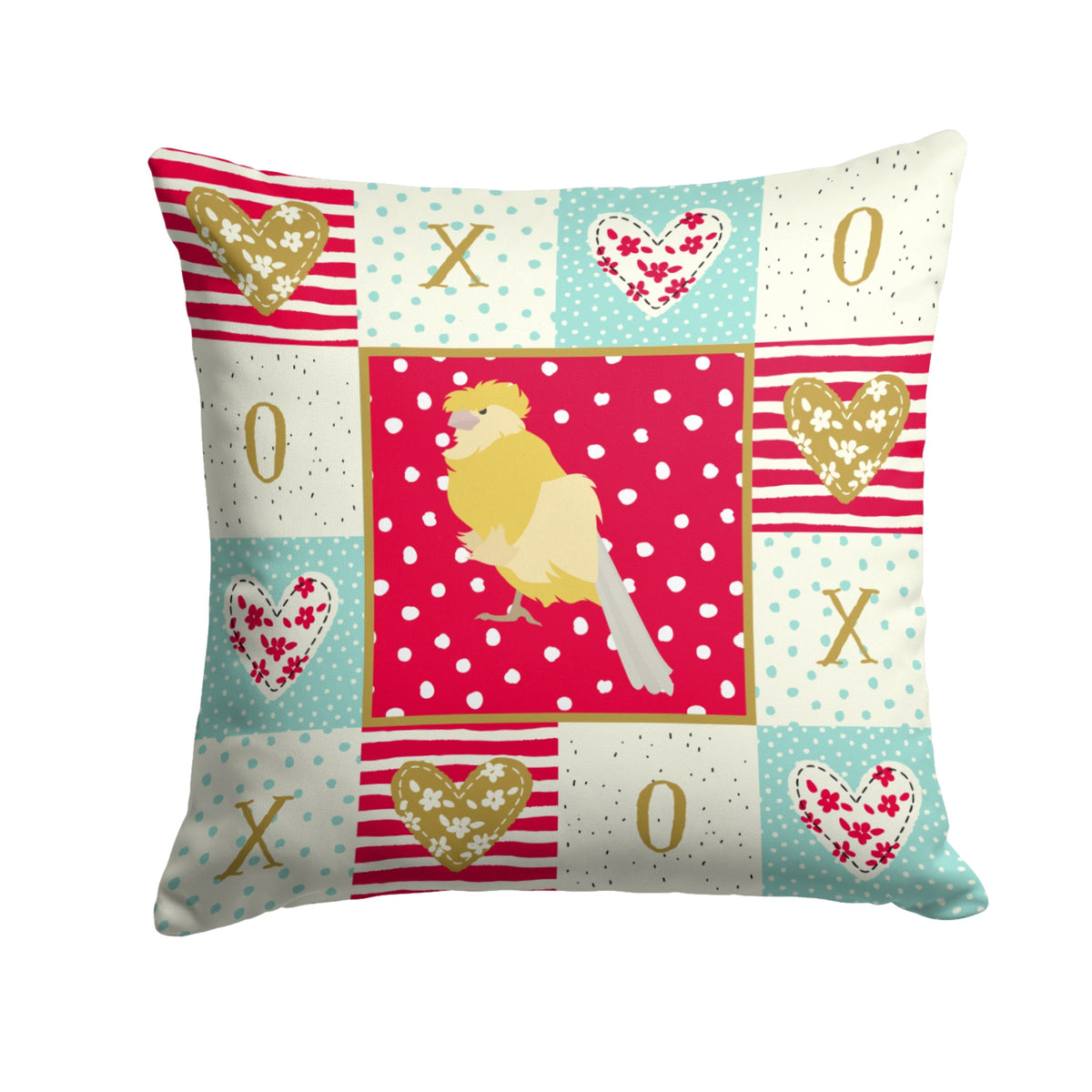 French Curly Canary Love Fabric Decorative Pillow – Virventures