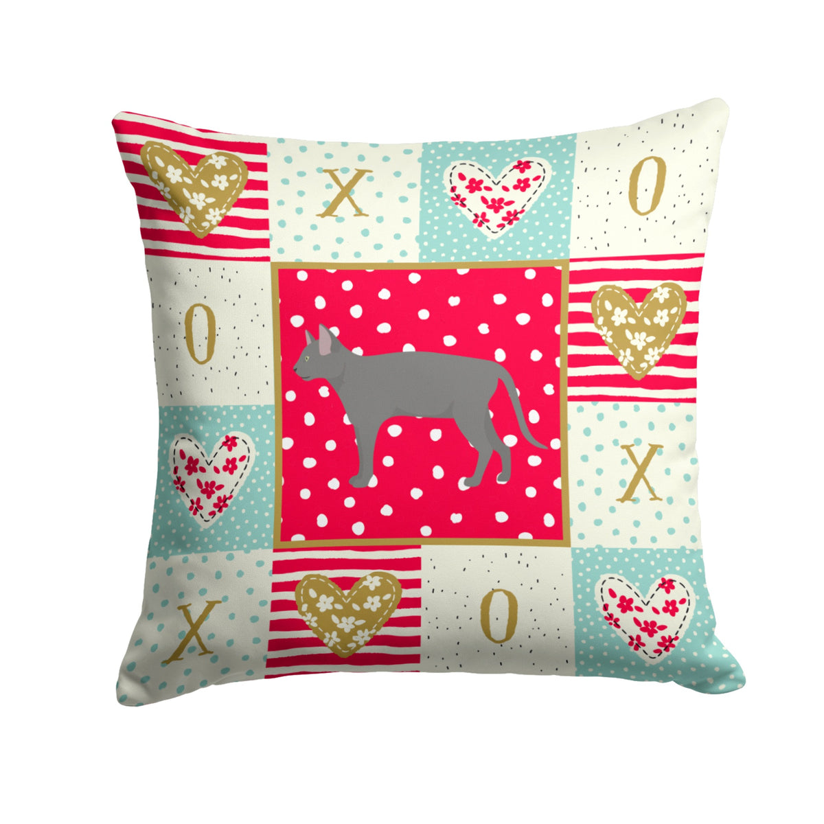 Russian Blue #2 Cat Love Fabric Decorative Pillow – Virventures