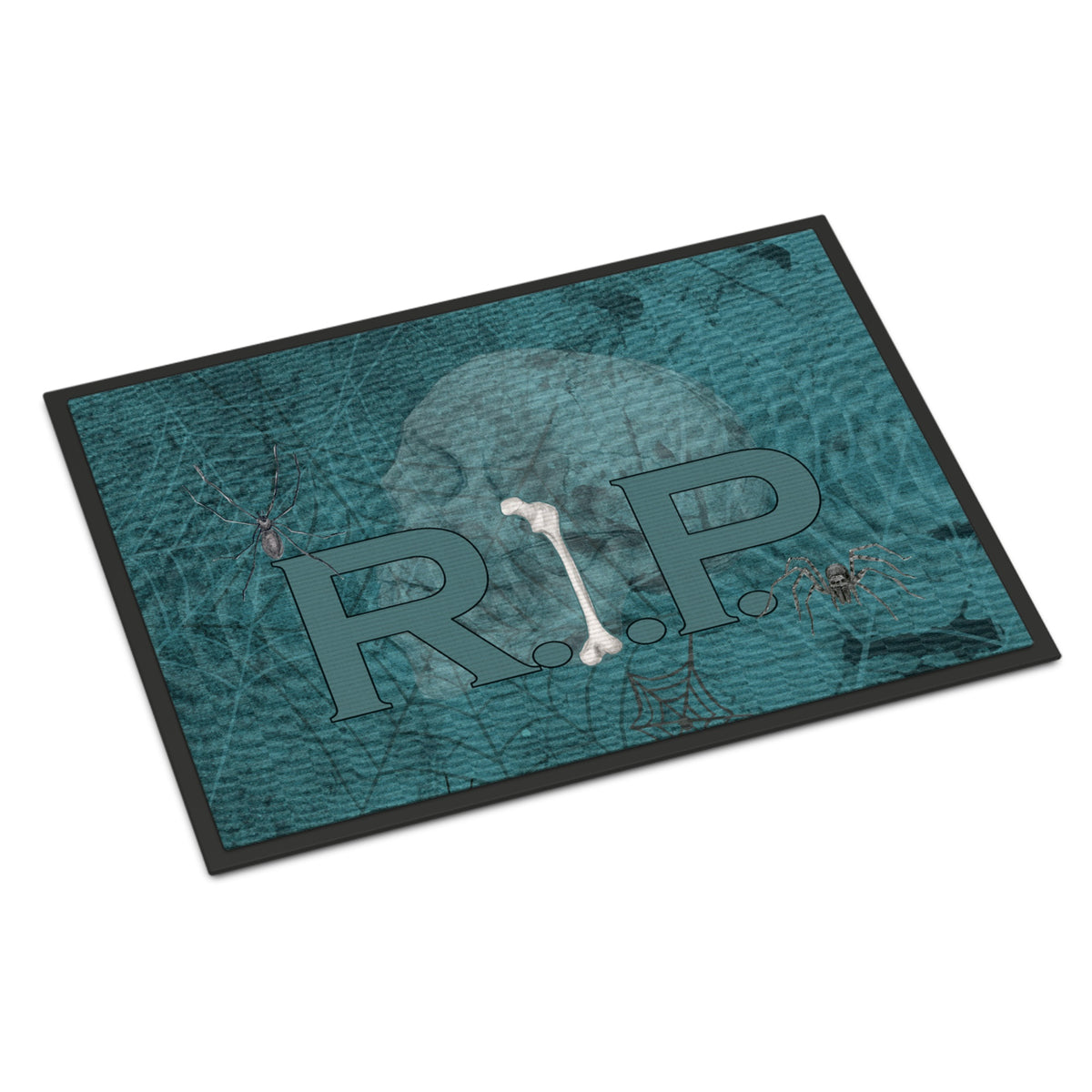 Rip Rest In Peace With Spider Web Halloween Indoor Or Outdoor Mat 18X27 ...