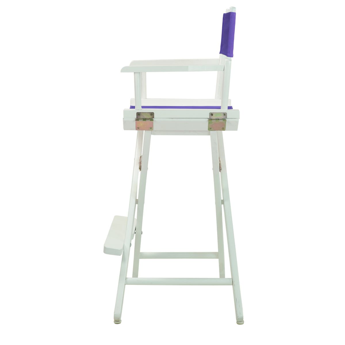 30' Director'S Chair White Frame-Purple Canvas – Virventures