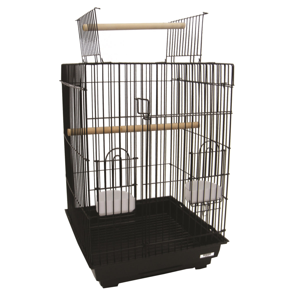 3/4' Bar Spacing Open Top Small Parrot Cage - 18'X18X27'(Top Closed) In ...