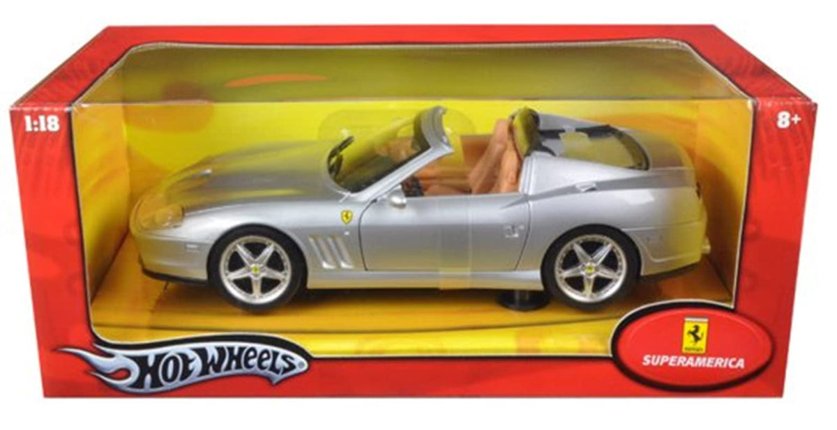 Hot Wheels 1:18 Mass Ferrari Superamerica - Silver – Virventures