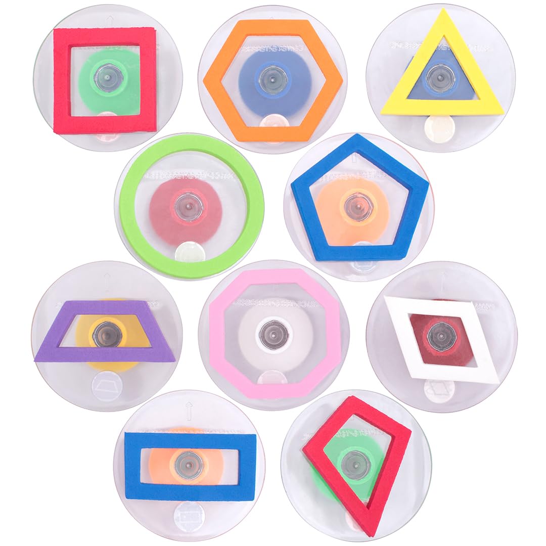 Ready 2 Learn Giant Stampers - Geometric Shapes - Outlines - Set Of 10 ...