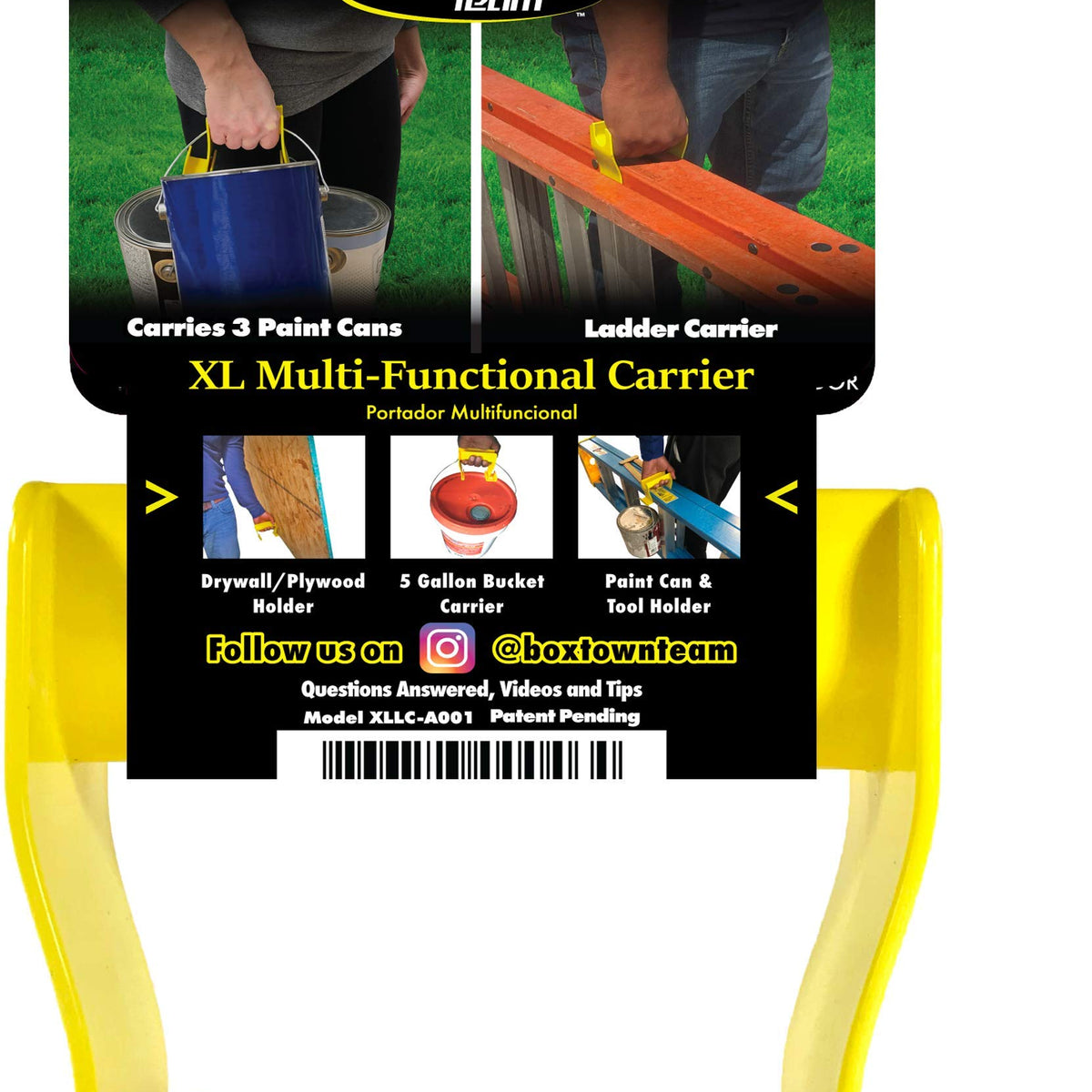 Boxtown Team Ladder Carrier (Xl Yellow) | Ladder Accesories | Ladder H ...
