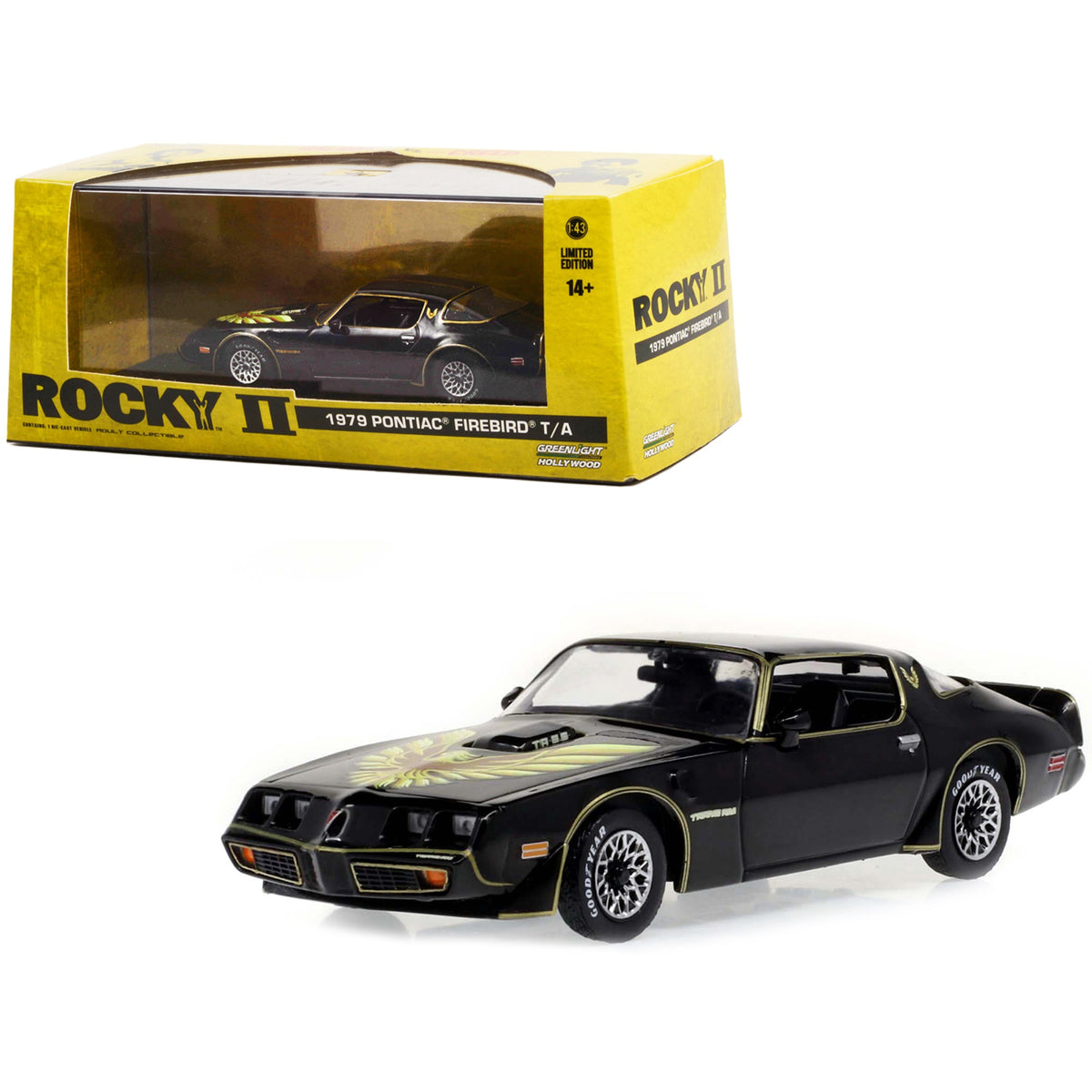 1979 Pontiac Firebird T/A Trans Am Black With Hood Phoenix 'Rocky Ii ...