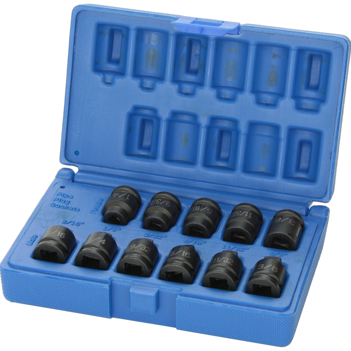 Grey Pneumatic (1211P 3/8 Drive 11-Piece Pipe Plug Socket Set – Virventures
