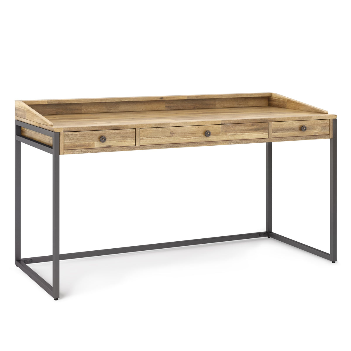 Ralston Solid Acacia Wood 60 In Wide Writing Office Desk – Virventures