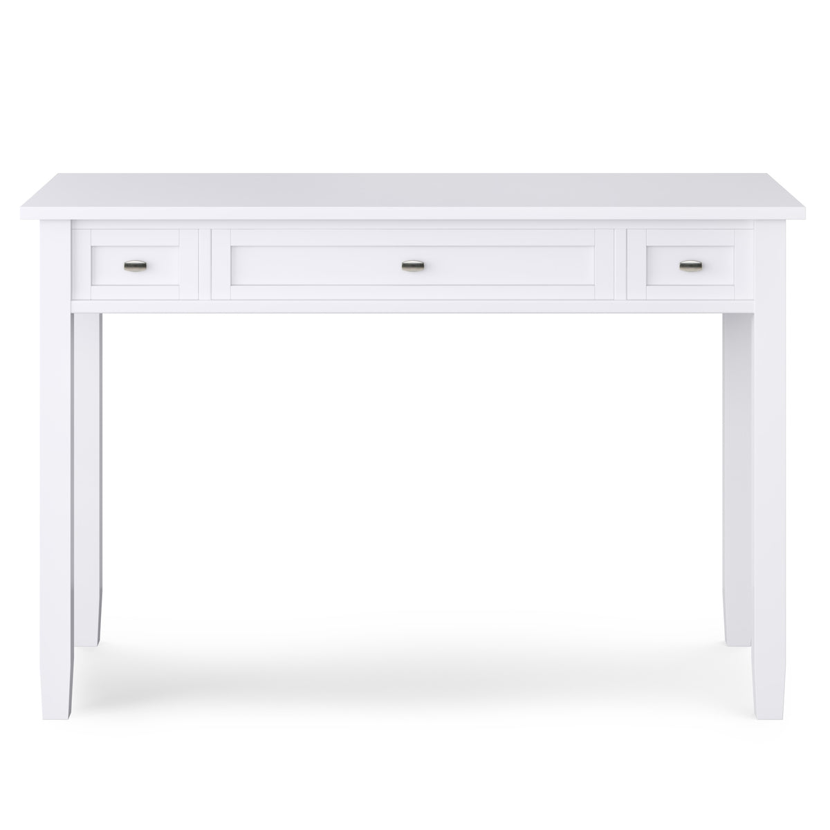 Warm Shaker Solid Wood Transitional 48 Inch Wide Writing Office Desk In ...