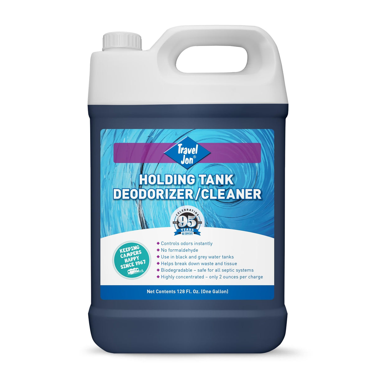 Travel Jon Rv Black & Grey Water Tank Treatment, Powerful Deodorizer ...