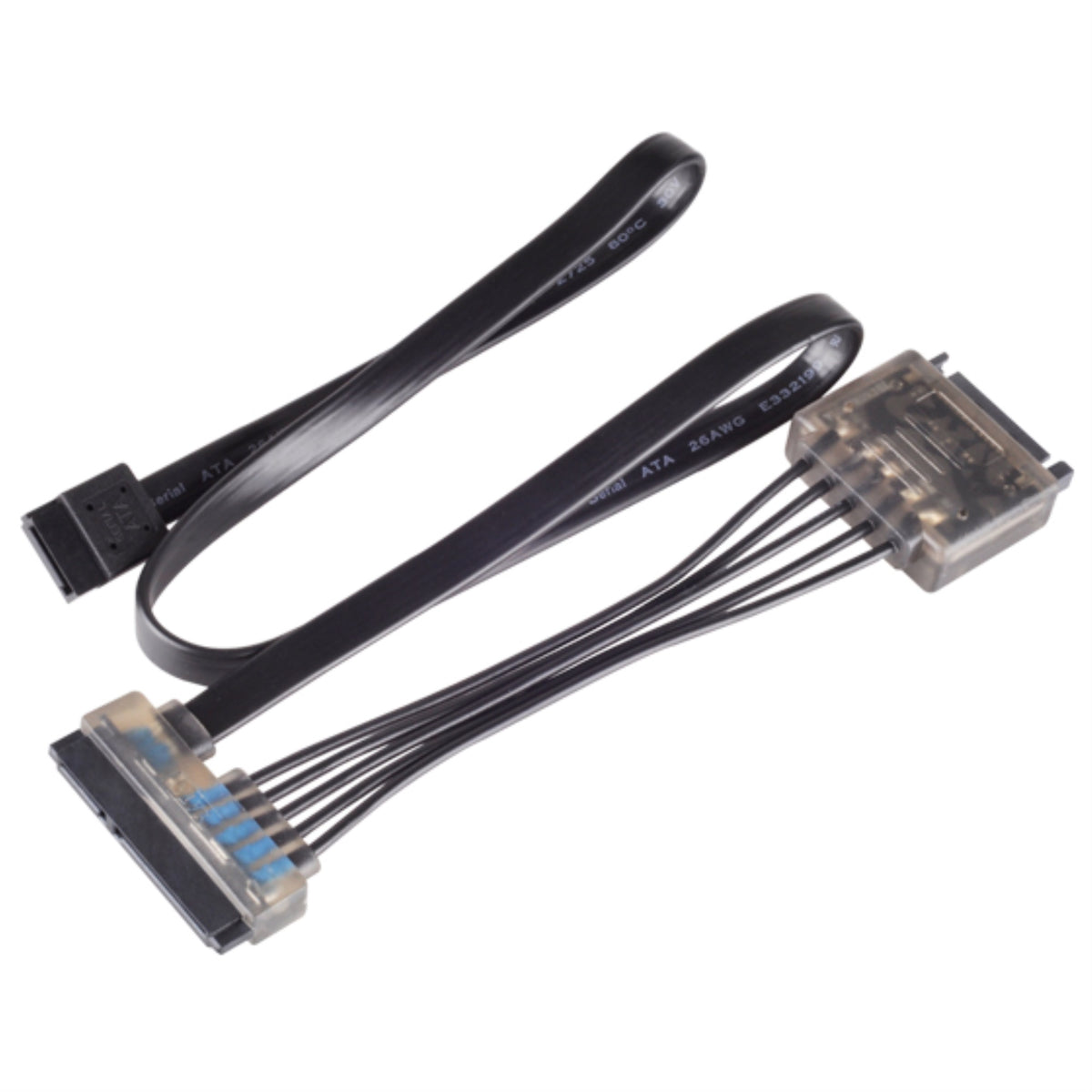 15 Pin Power Conn.+7Pin Standard Sata Data Conn.To Combined Sata 22 Pin ...