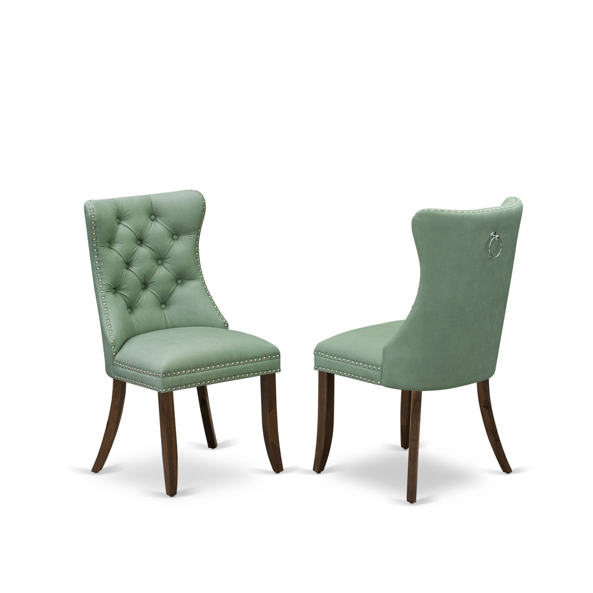 East West Furniture Dap8F22 Dallas Parson Dining Room Chairs - Button ...
