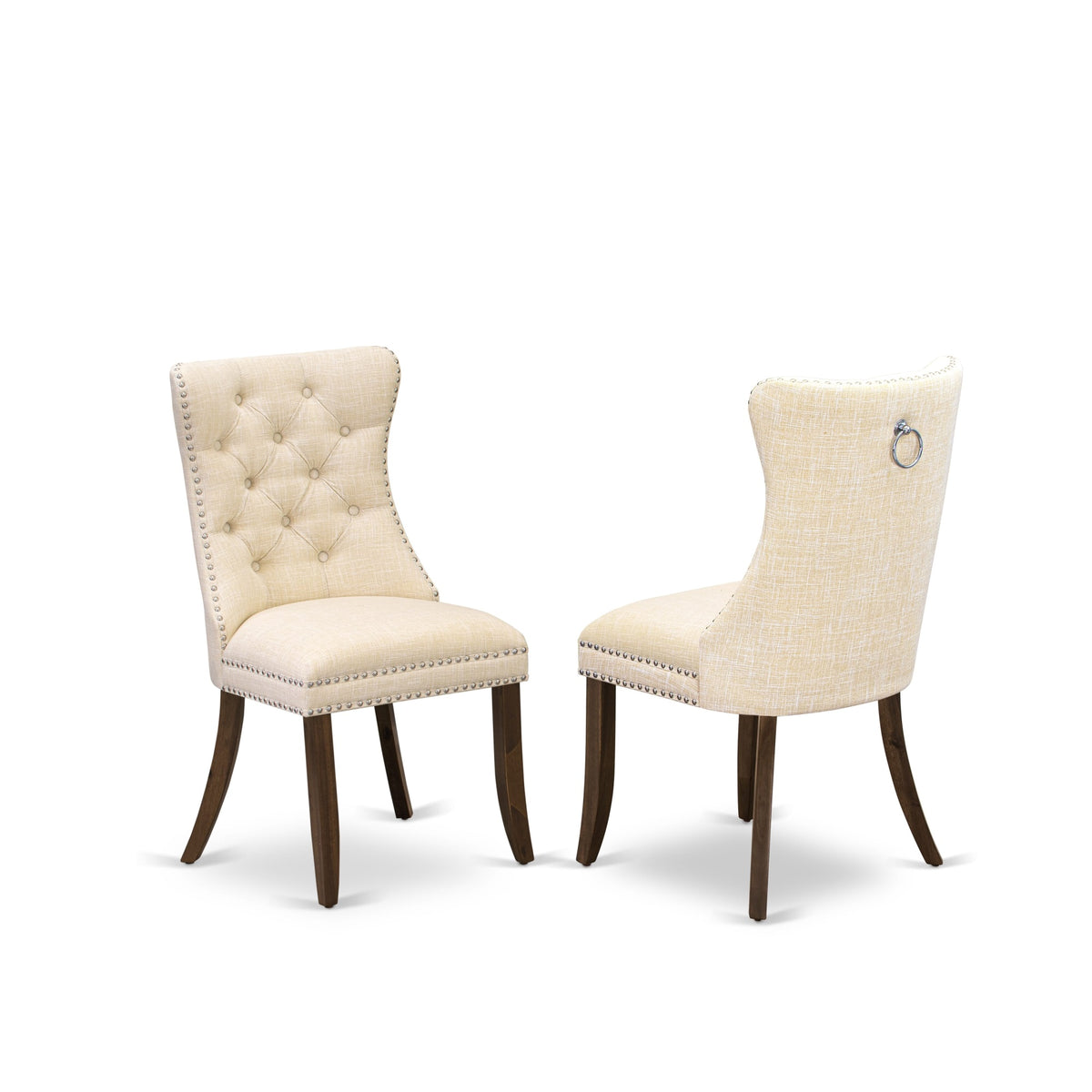 East West Furniture Dap8L32 Dallas Parson Kitchen Chairs - Button ...