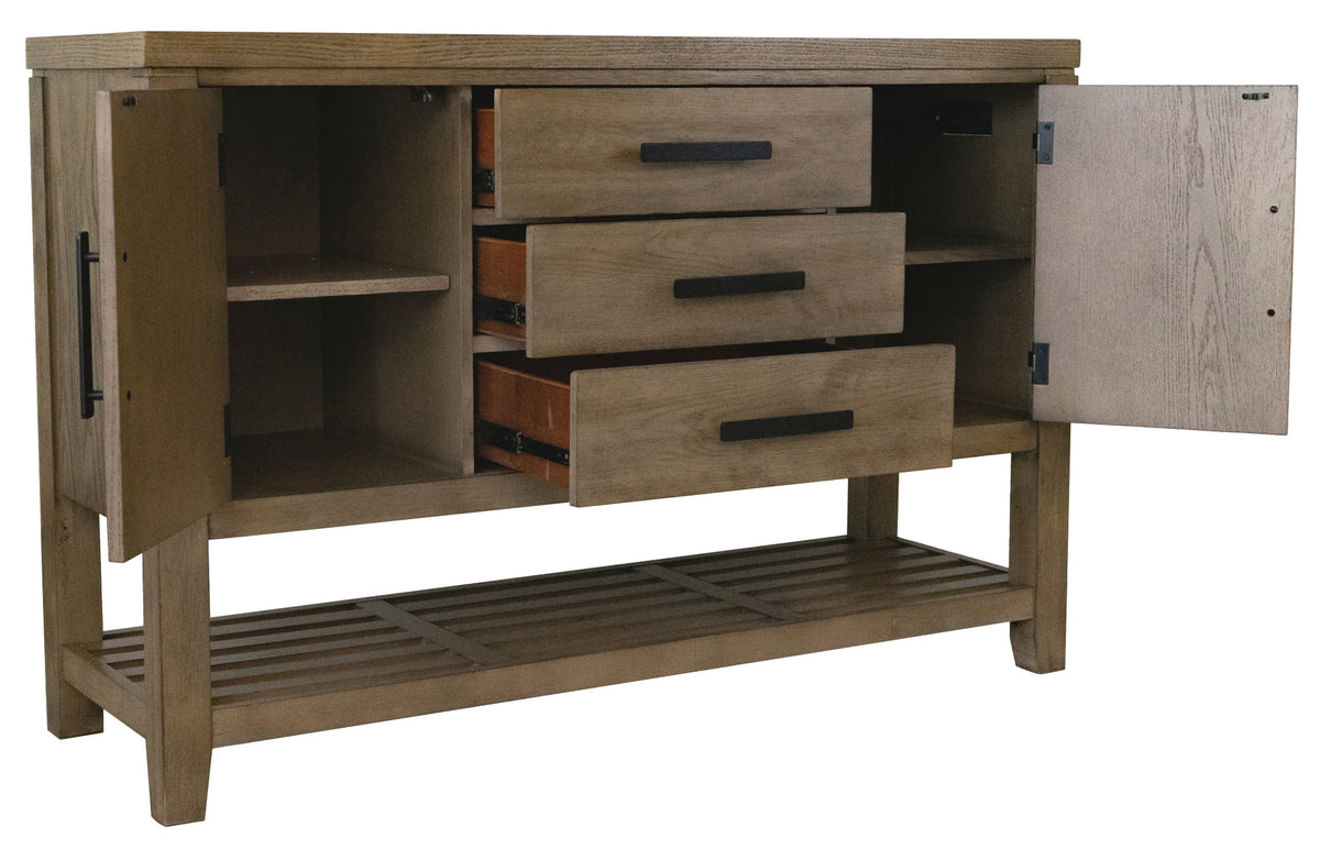 Sunset Trading Saunders Sideboard Buffet Server Tv Home Entertainment ...