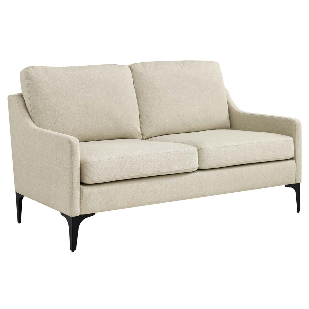 Inviting And Stylish Corland Upholstered Loveseat - Comfort And ...