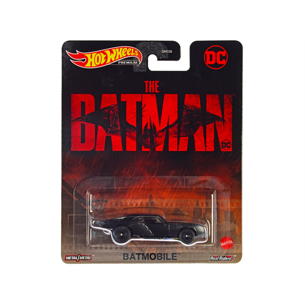 Batmobile Matt Black The Batman (2022) Movie Dc Comics Diecast Model C ...