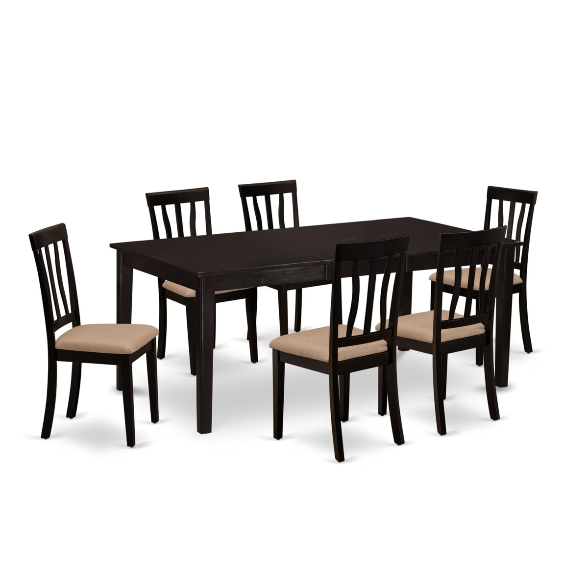 Casafoyer Hean7-Cap-C Henley 7 Piece Kitchen Set Consist Of A Rectangle ...