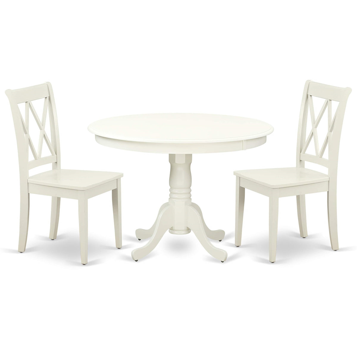 Casafoyer Hlcl3-Lwh-W 3 Piece Dining Table Set For Small Spaces ...