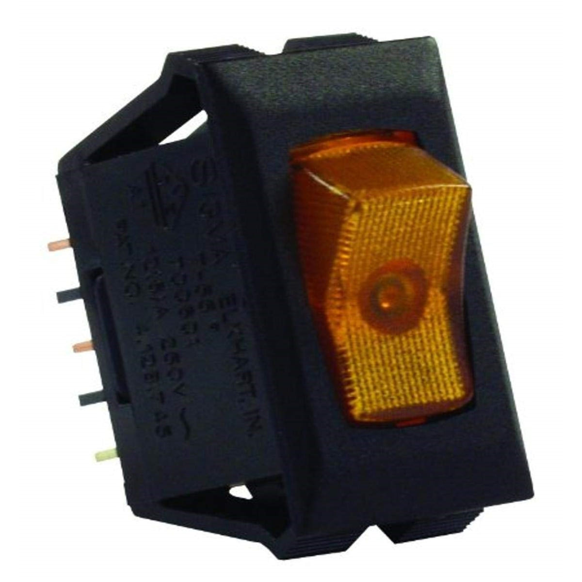 Jr Products 12555 Amber/Black Spst Illuminated On/Off Switch – Virventures