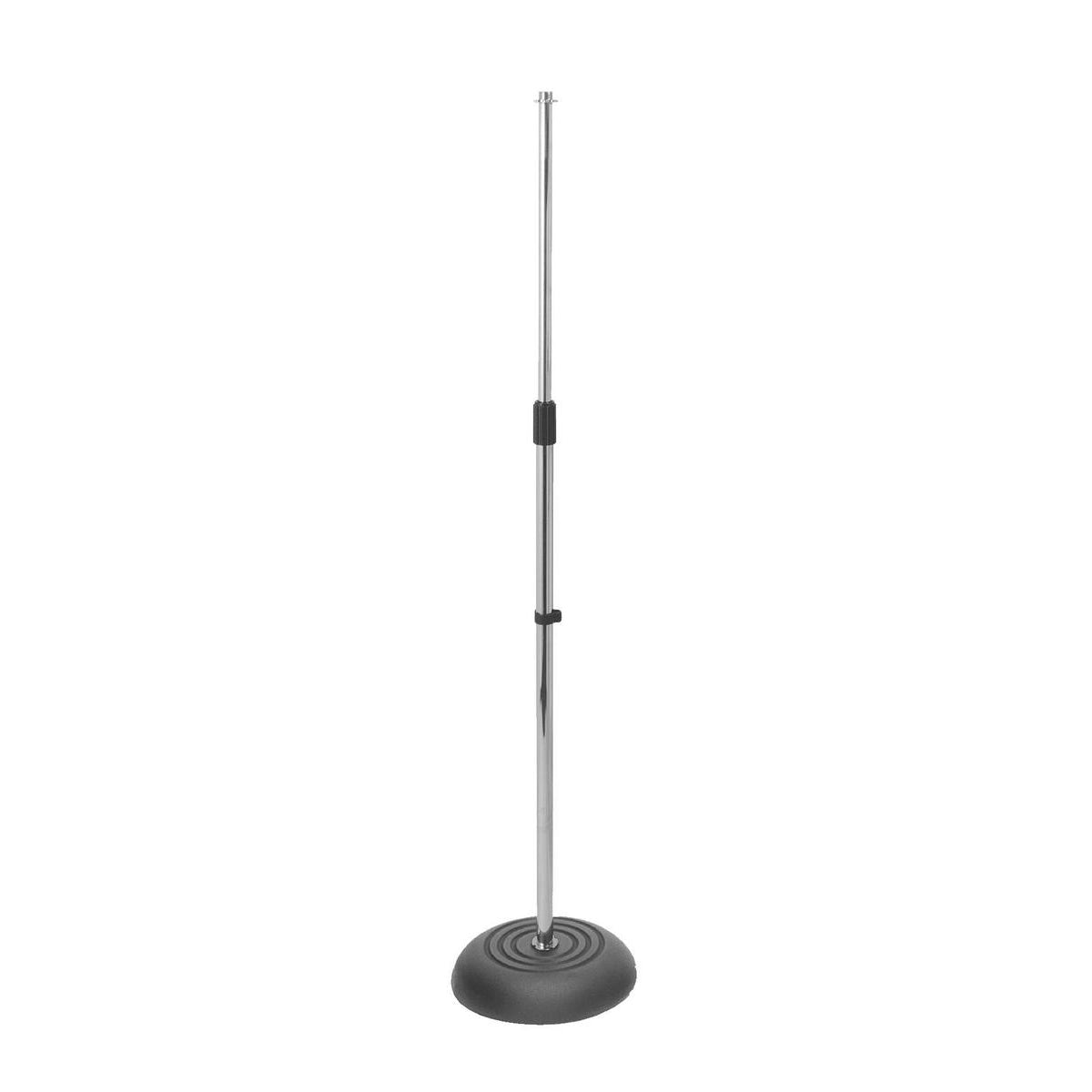 Round Base Mic Stand, Chrome – Virventures