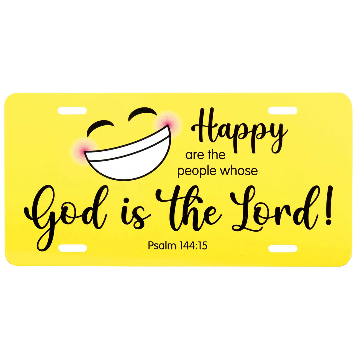 License Plate Smile God Is Lord – Virventures