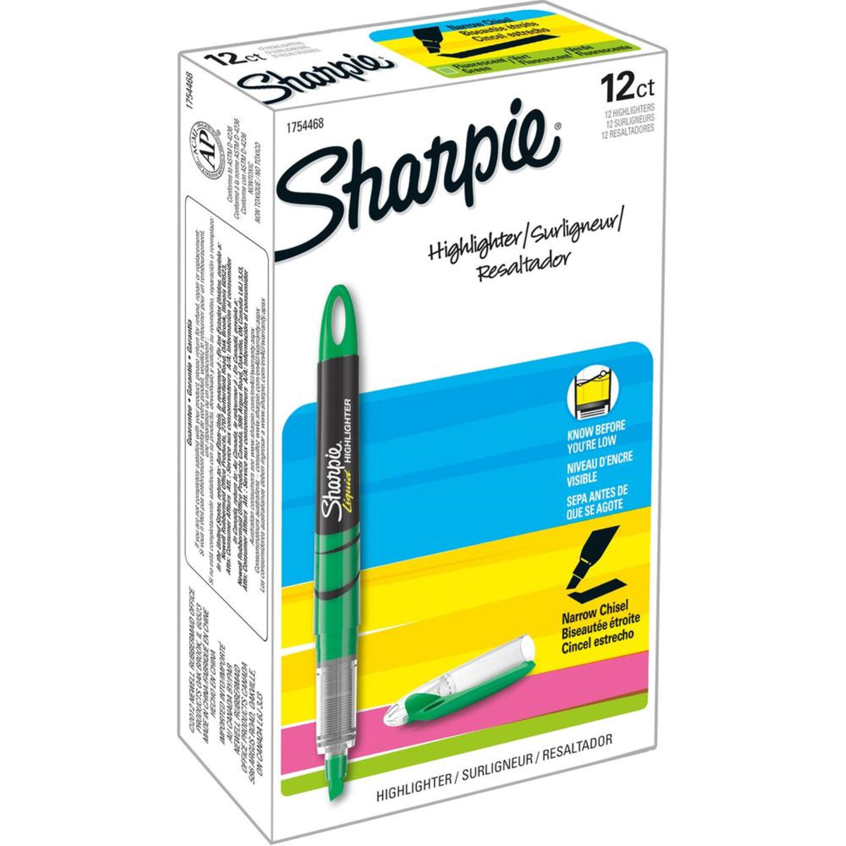 Sharpie Accent Highlighter - Liquid Pen - Micro Marker Point - Chisel ...