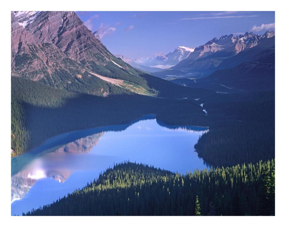 Mount Patterson At Peyto Lake, Banff National Park, Alberta, Canada ...