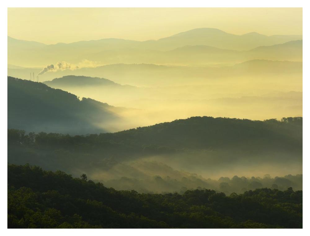 Appalachian Mountains From Doughton Park, Blue Ridge Parkway, North ...