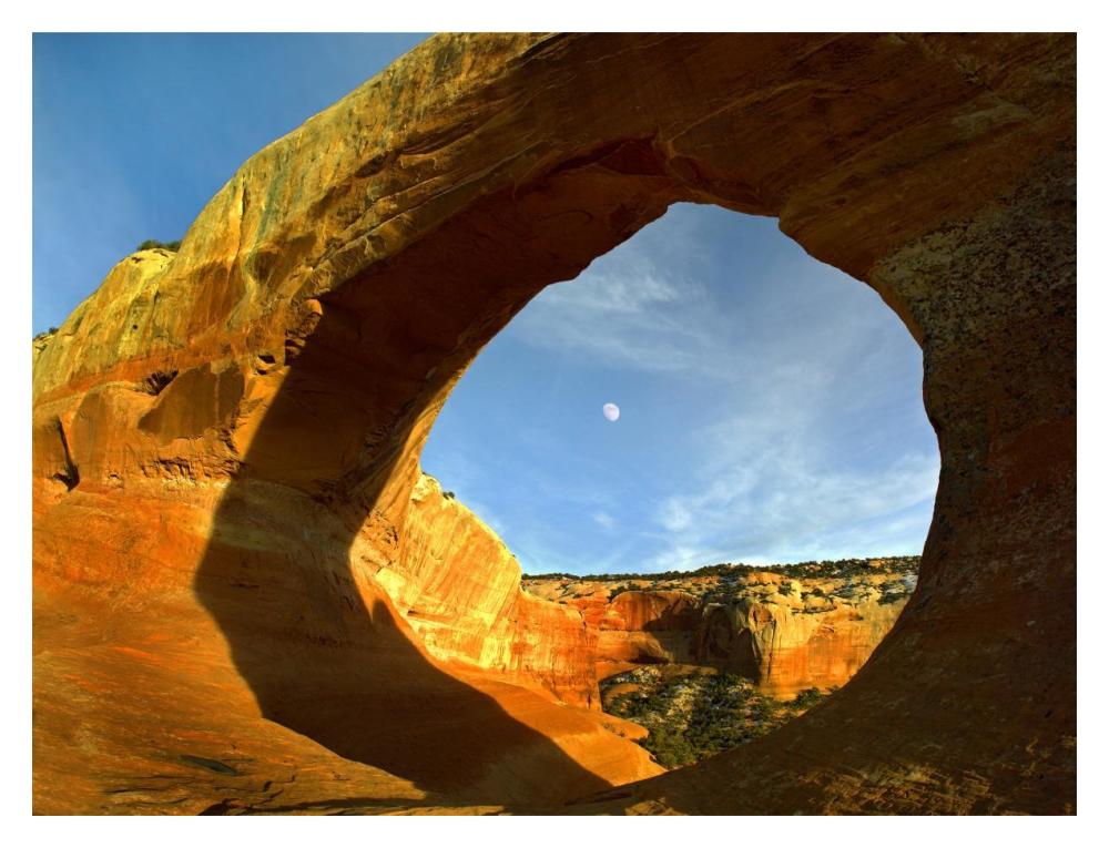 Wilson Arch With A Span Of 91 Feet And Height Of 46 Feet, Made Of ...